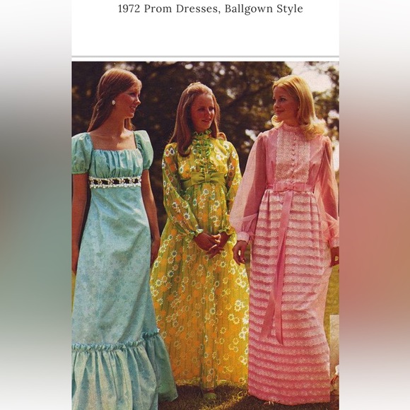 Source Unknown | Dresses | Vintage 972 Prom Dress | Poshmark